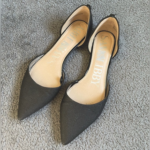 Sam & Libby | Shoes | Sam Libby Pointed Toe Flats Black | Poshmark